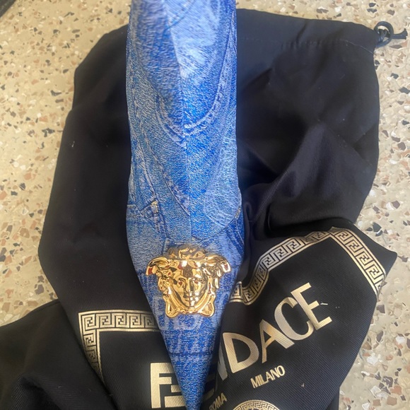 Versace | Shoes | Versace Fendace Boots Sz 5 | Poshmark